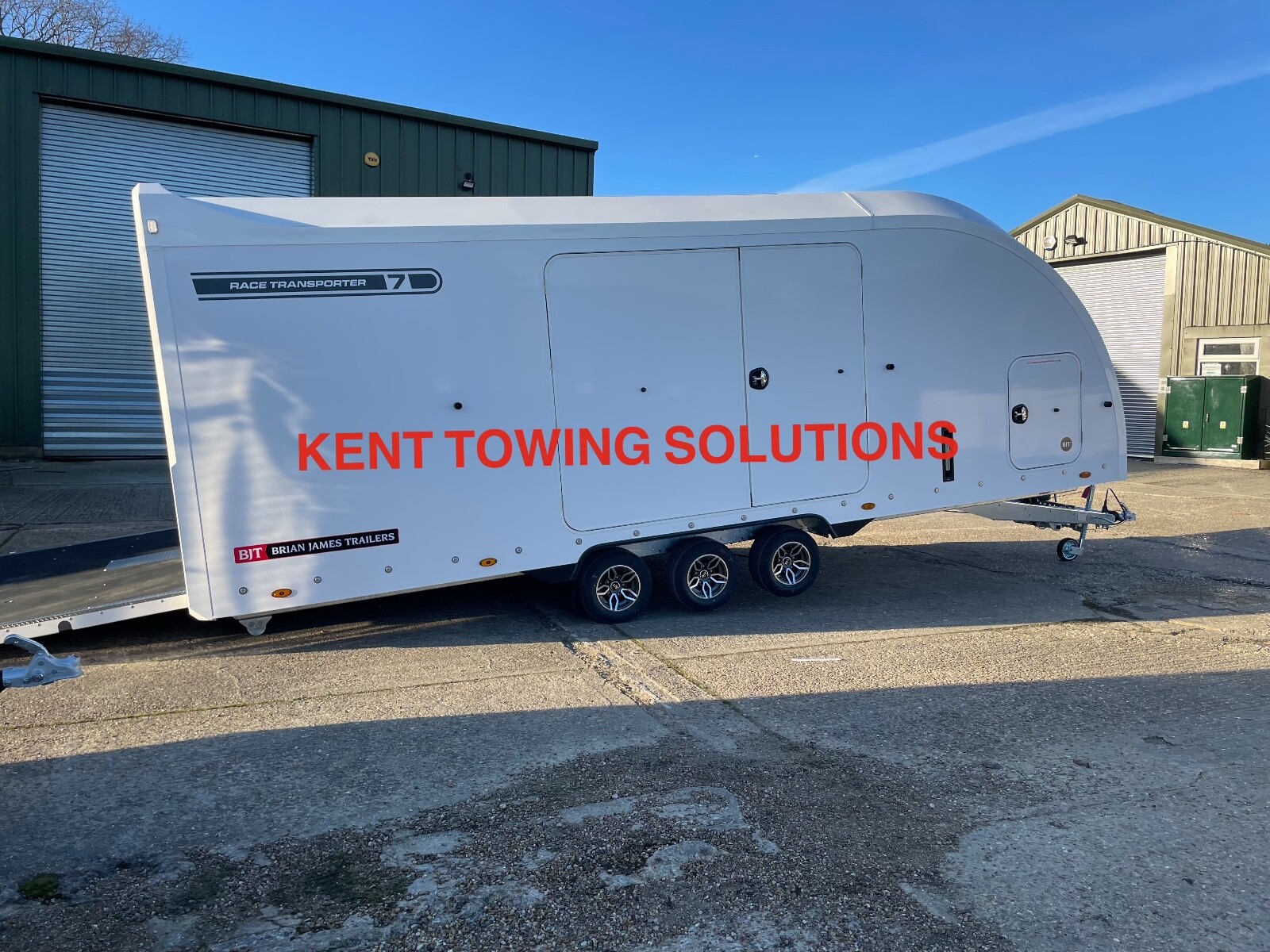 NEW Brian James Race Transporter 7 RT7 Tri Axle Car Trailer 6M X 2.3M ...