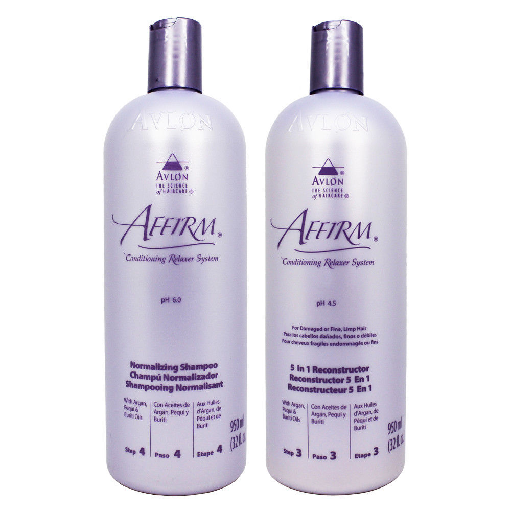 Avlon Affirm Normalizing Shampoo 32oz and 5 in 1 Reconstructor 32oz SET ...