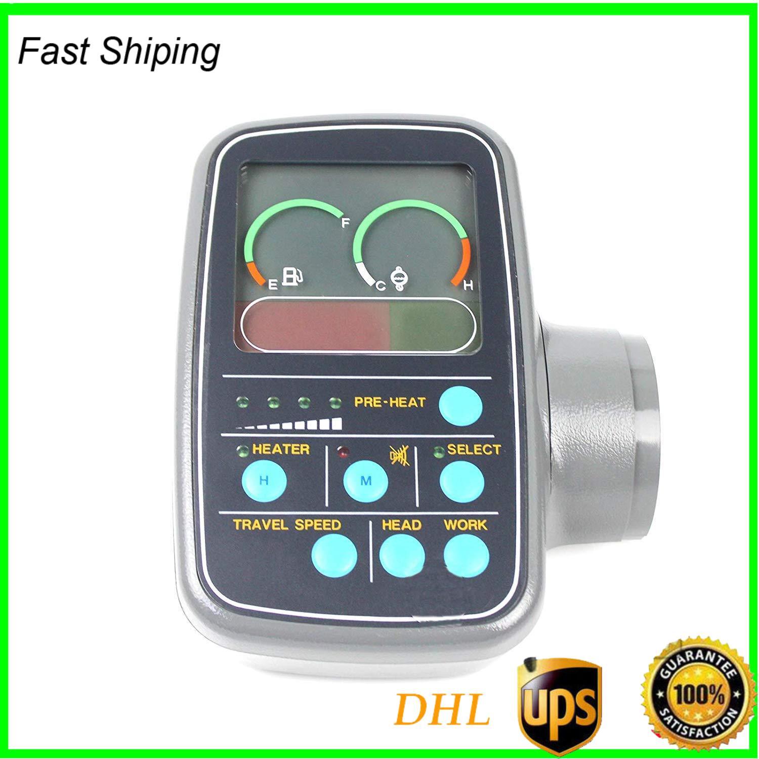 Monitor Gauge 21E6-00200 21E6-00201 Fit for Hyundai Excavator R130LC3 ...