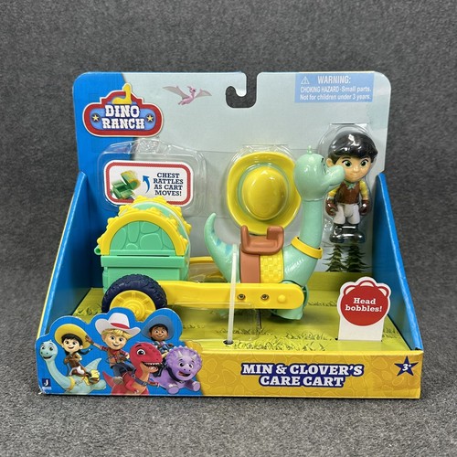 Dino Ranch Min & Clover Care Cart 3" Action Figure Pack - Brand New | eBay