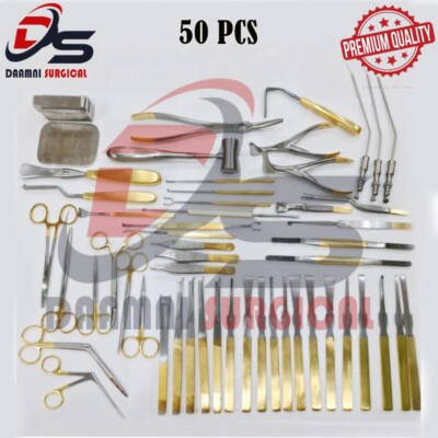 Rhinoplasty Instruments Set of 50 PCS Nose Plastic Surgery Reusable ...