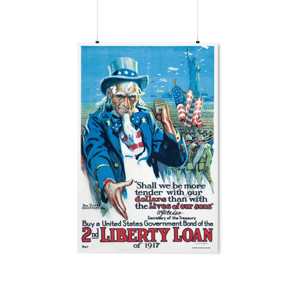 Uncle Sam Poster Ww1