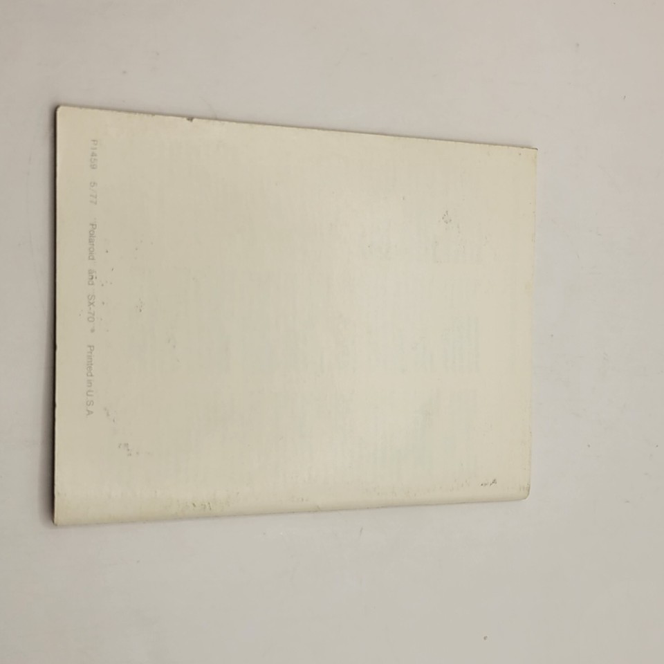 Vintage Polaroid one step pamphlet 70s 49p owners manual | eBay