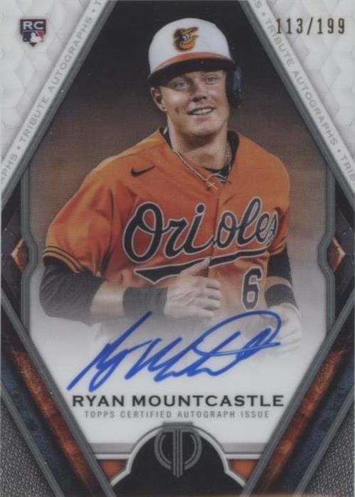 2021 Topps Tribute - Tribute Autographs Ryan Mountcastle #TA-RM /199 ...