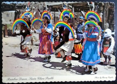 Santa Clara Pueblo, Near Espanola, Tewa Indians, Rainbow Dance, New ...