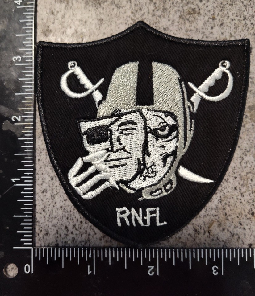 4 LAS VEGAS RAIDERS IRON PATCHES - Only one set available | eBay