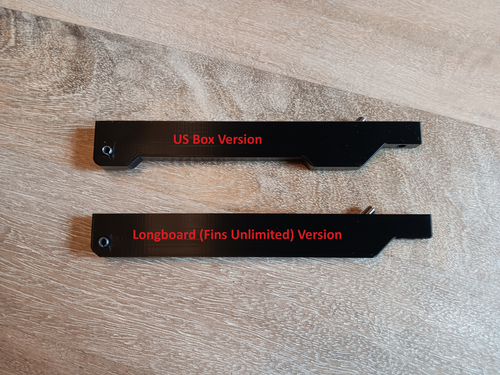 FCS II or Futures to longboard fin box adapter - white or black | eBay