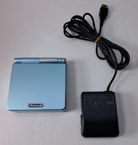 Pearl Blue Nintendo Gameboy Advance SP with New Shell Applied | eBay