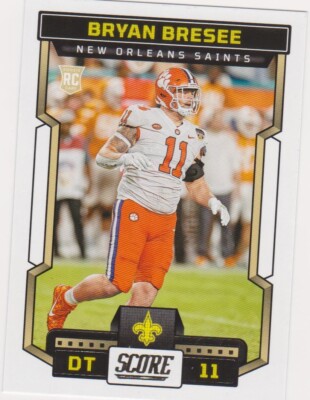 Bryan Bresee 2023 Score Rookie Football Card #371 New Orleans Saints ...