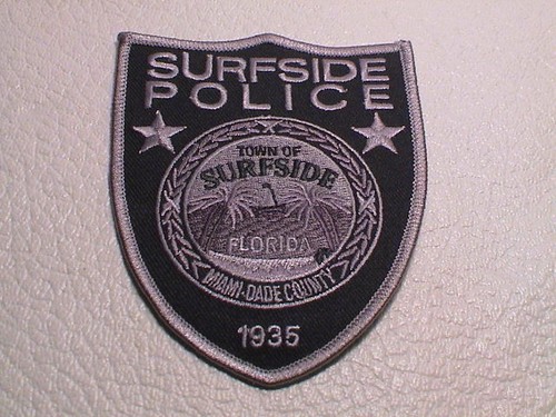 TOWN OF SURFSIDE FLORIDA 1935 POLICE OFFICER PATROL LAW ENFORCEMENT PATCH NEW | eBay