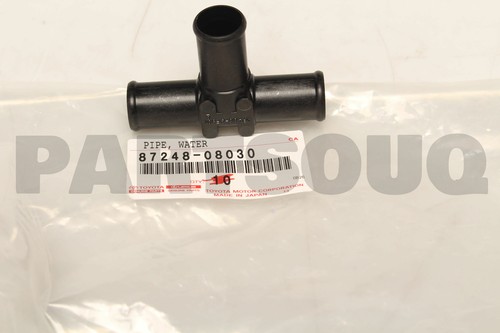8724808030 Genuine Toyota HOSE, HEATER WATER, Heater Water Hose J 87248 ...