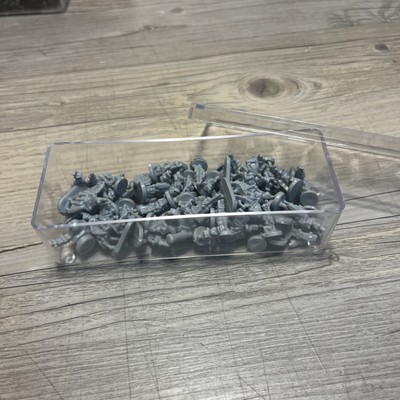 1993 Risk Board Game Replacement Parts 60 Gray Army Miniatures | eBay