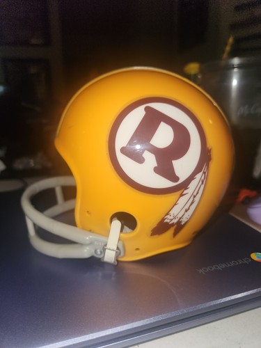 WASHINGTON REDSKINS RIDDELL Mini Throwback 2-Bar Helmet VHTF DANIELS ...