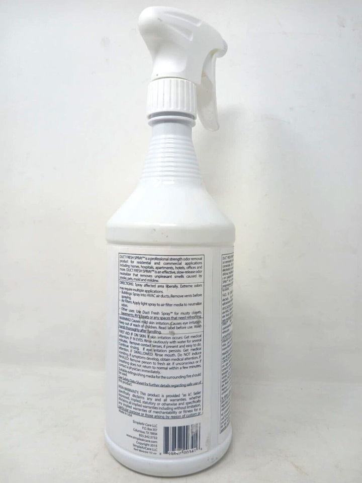 Simple Air SC-3200 Duct Fresh Spray Air Freshener HVAC Deodorizer | eBay