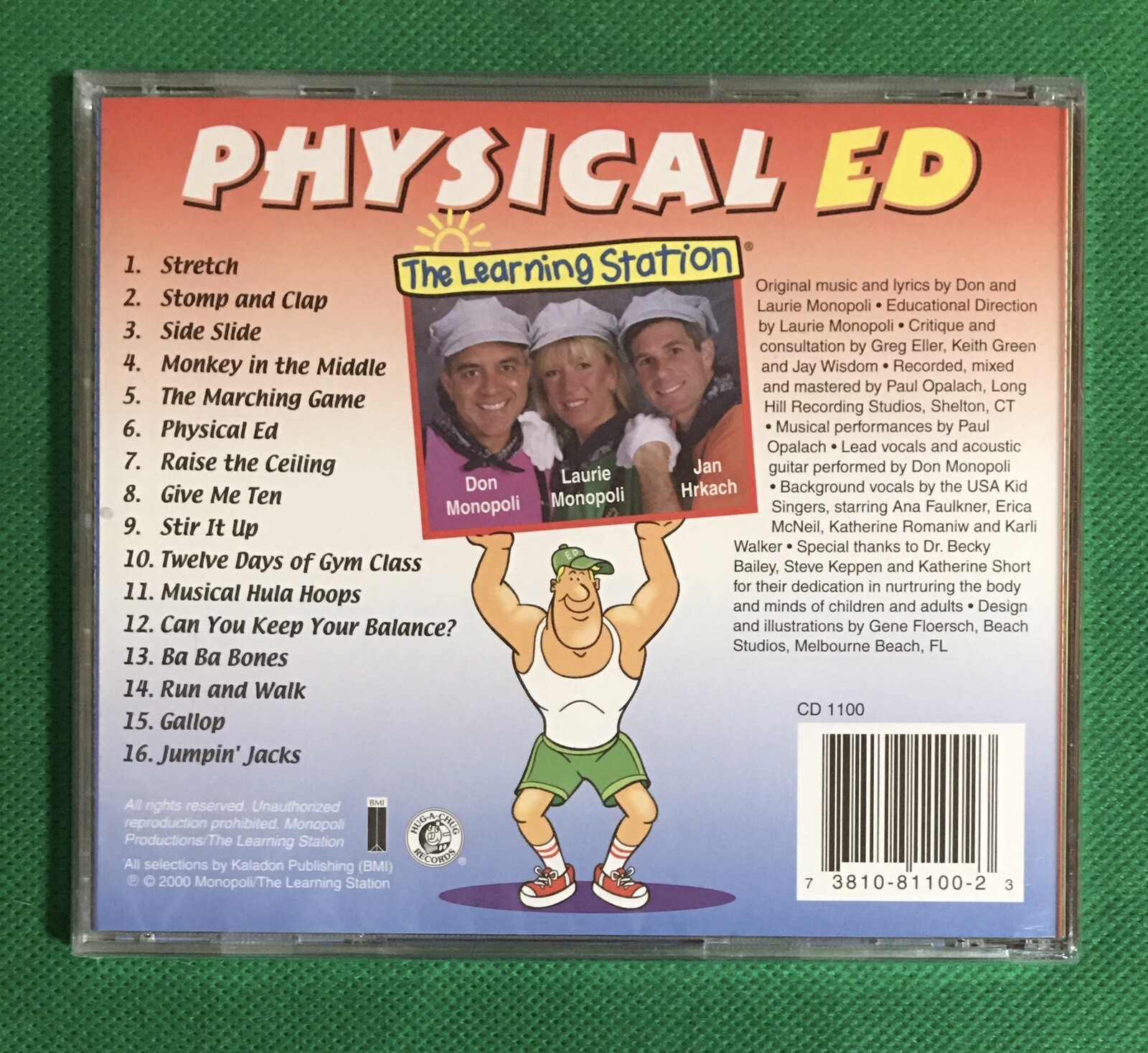Physical Ed CD The Learning Station Movement Locomotor Lyrics 2000 ...