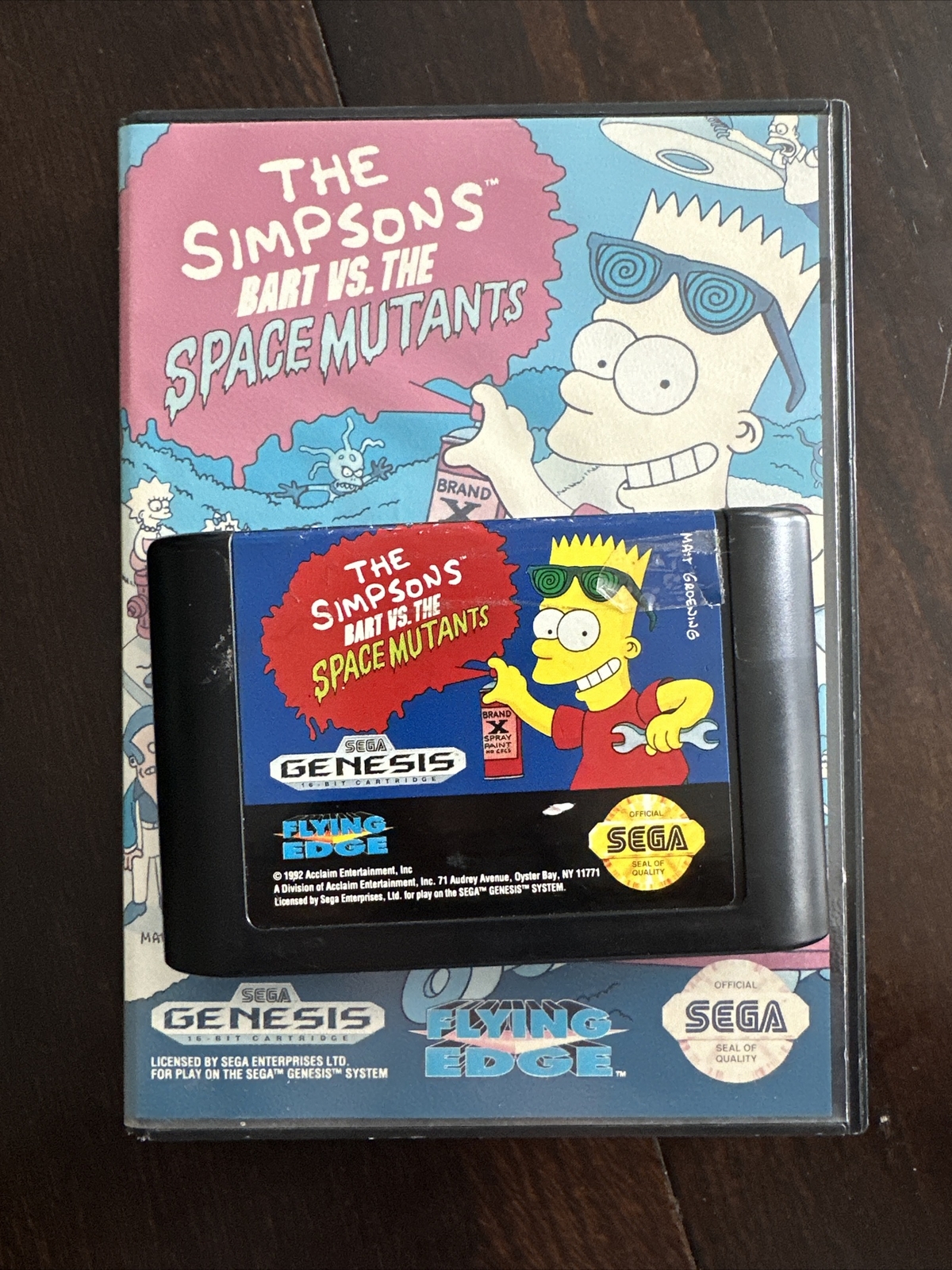 Simpsons: Bart vs. The Space Mutants (Sega Genesis, 1992) 741062111050 ...