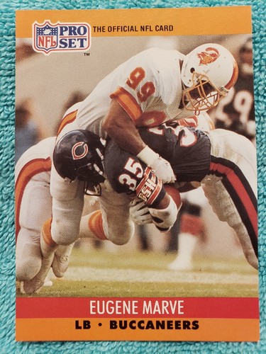 1990 PRO SET EUGENE MARVE #656 TAMPA BAY BUCCANEERS | eBay