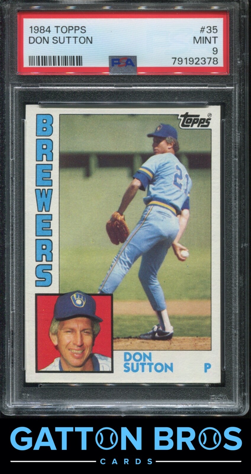 1984 Topps #35 Don Sutton PSA 9 MINT | eBay