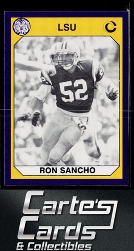 Ron Sancho 1990 Collegiate Collection LSU Tigers #135 LSU Tigers | eBay
