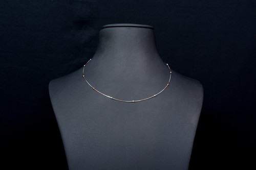 Stylish 92.5% Pure Hallmark Multicolor Silver Plain Chain For Women And ...