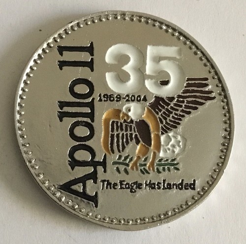 Apollo 11 35th Anniversary Of The Moon Landing Coin Medal NASA Space | eBay