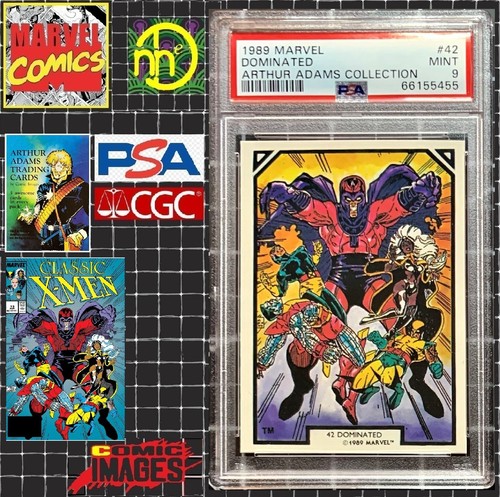 1989 Marvel Comic Images Arthur Adams - #42 Magneto X-Men - PSA 9 MINT ...