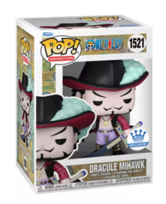 Funko Pop One Piece Dracule Mihawk Funko Shop Exclusive 1521 Vinyl ...