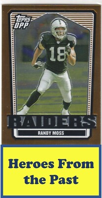 2007 Topps Draft Picks & Prospects Chrome Bronze #39 Randy Moss 057-L ...
