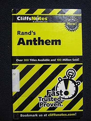 Cliffs Notes on Rand's Anthem (Cliffsnotes Literature Guides ...