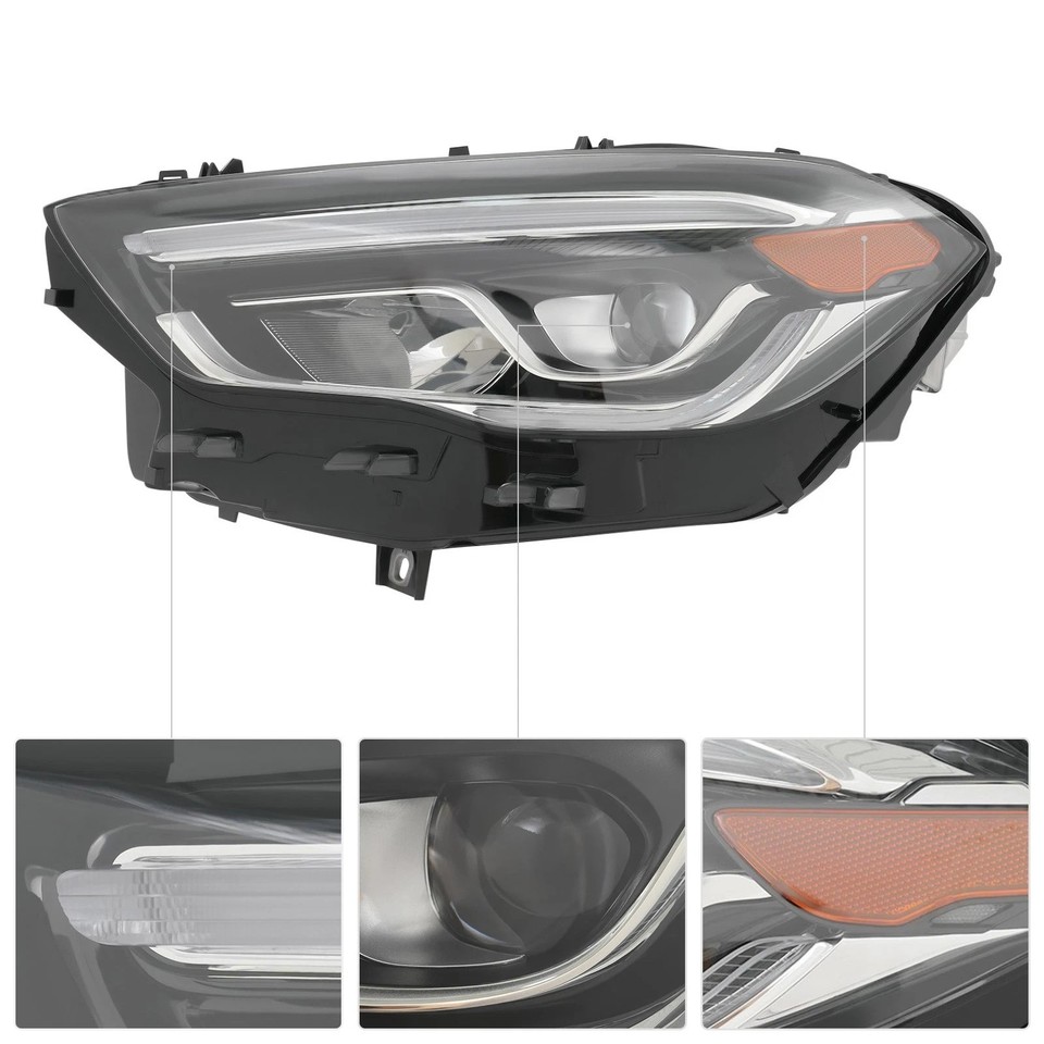FOR 2021-2023 MERCEDES GLA-CLASS LEFT HEADLIGHT LED HEADLIGHT HEADLAMP ...