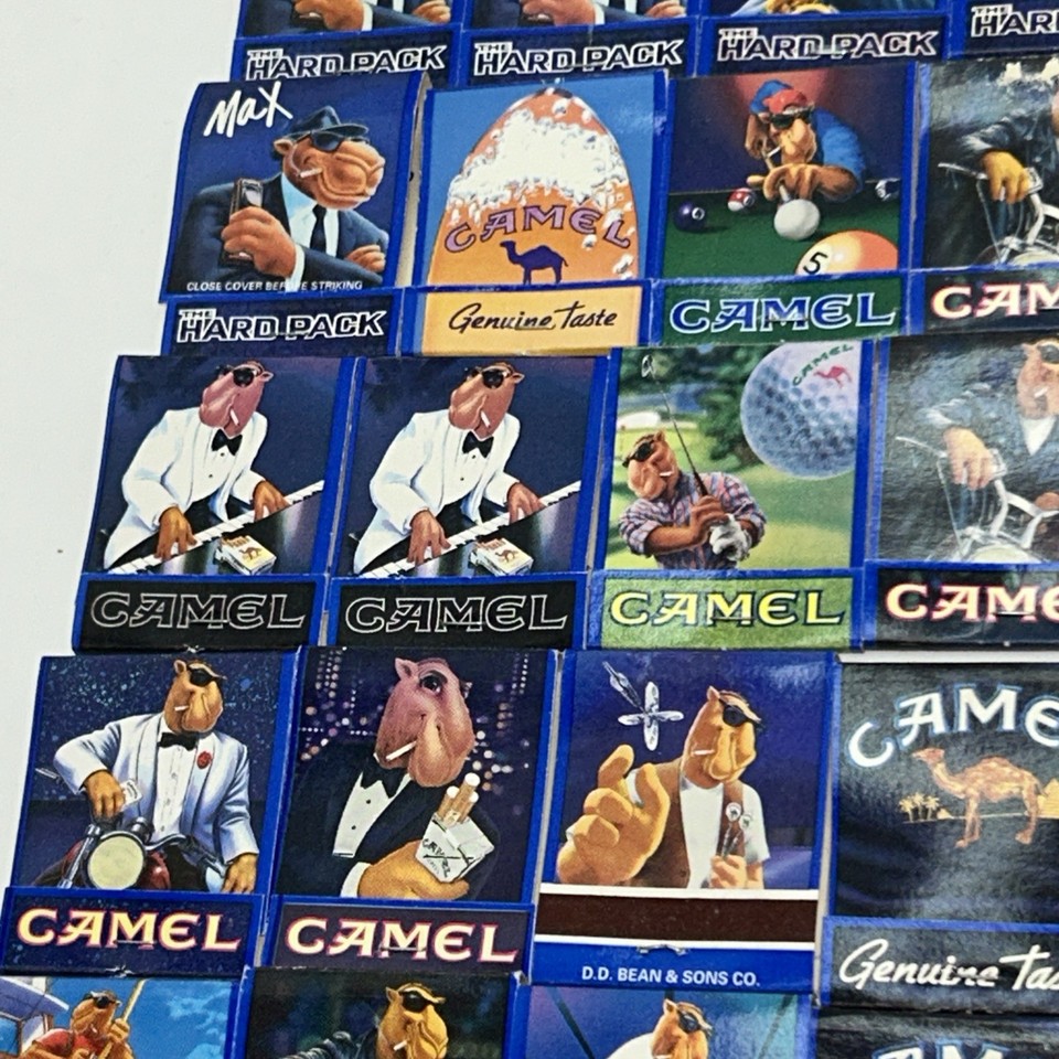 Camel Cigarette Matches Unused Matchbooks Joe Camel Vintage Lot Of 41 ...