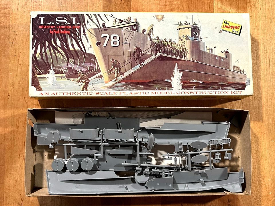 Lindberg Line Ships Model kits Lot 5x VINTAGE Unbuilt in Box Cheap Ship ...