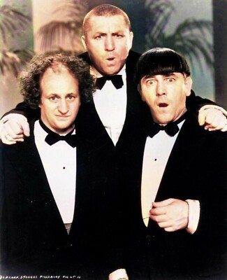RARE COLOR STILL THE THREE STOOGES #C8 | eBay