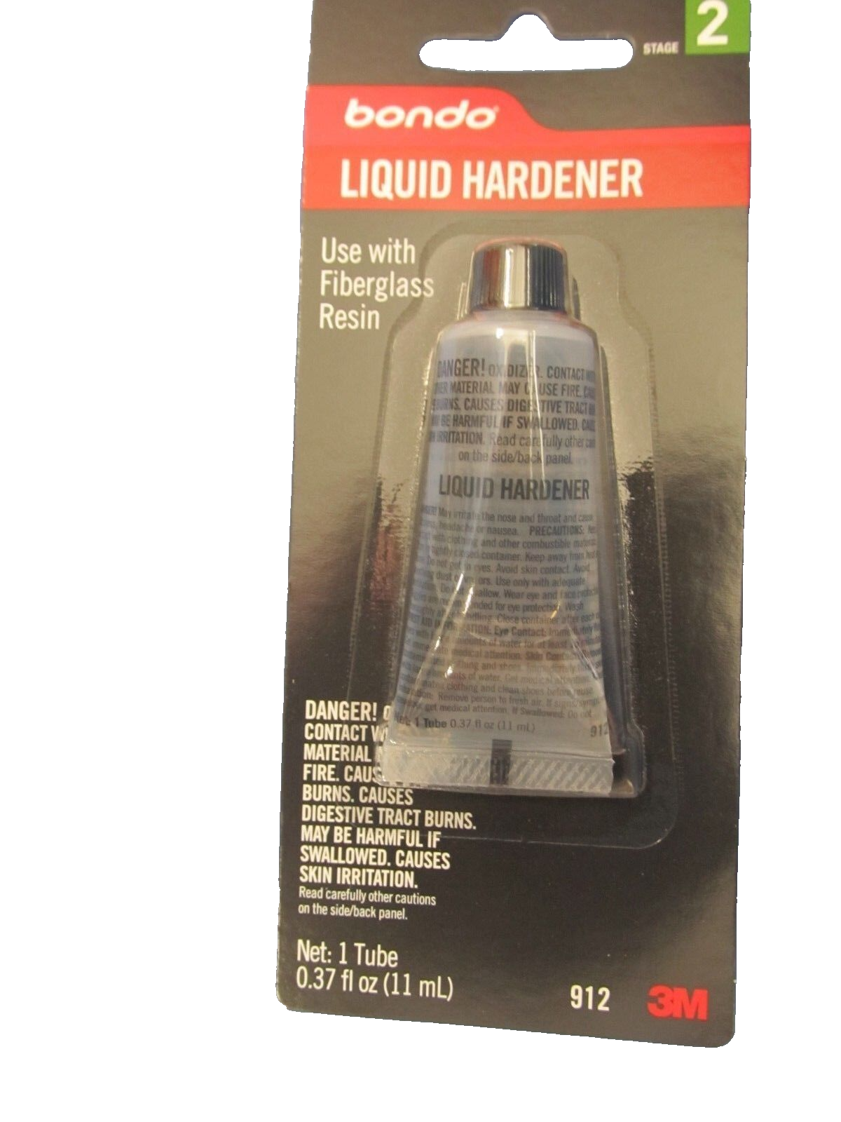 BONDO Liquid Hardener 0.37 oz. For For hardening liquid polyester resin ...