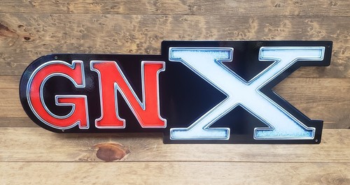 Buick Grand National GNX Emblem Logo Wall Art Flat Steel Sign 6 x 2 ...