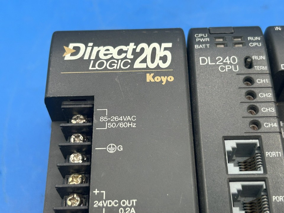 Koyo Direct Logic 205 /DL240 CPU /D2-08TR /D2-CTRINT | eBay