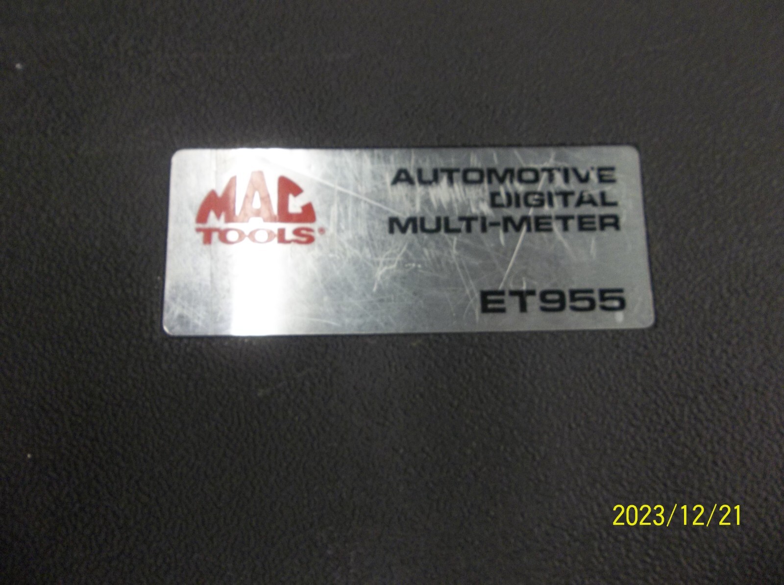 Mac Tools ET955 Digital Multimeter DVOM With Soft Case for sale online ...