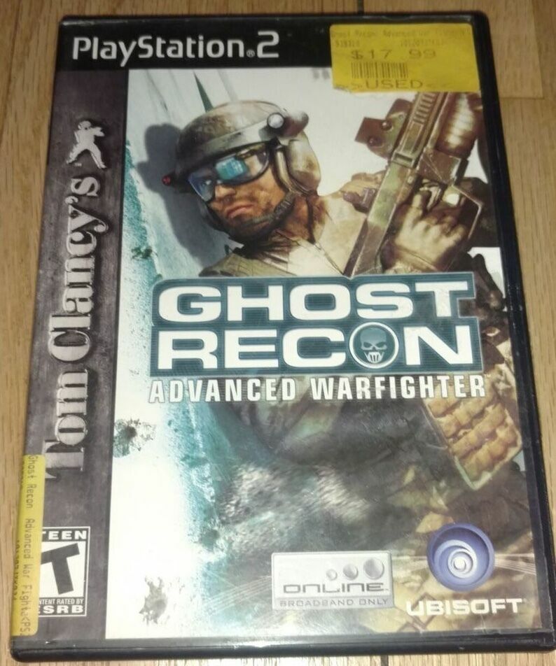 GHOST RECON ADVANCED WARFIGHTER - PS2 - COMPLETE WITH MANUAL - FREE S/H ...