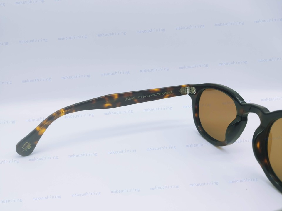 MOSCOT LEMTOSH TORTOISE Frame Earthy Yellow Lenses Sun Glasses 46-24 ...