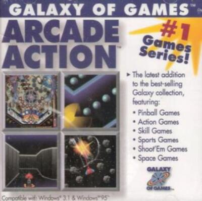 Galaxy Of Games: Arcade Action PC CD pinball action space shoot 'em ...