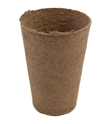 Jiffy 3-Inch Round Deep Peat Pots - Biodegradable Seed Starting #132 ...