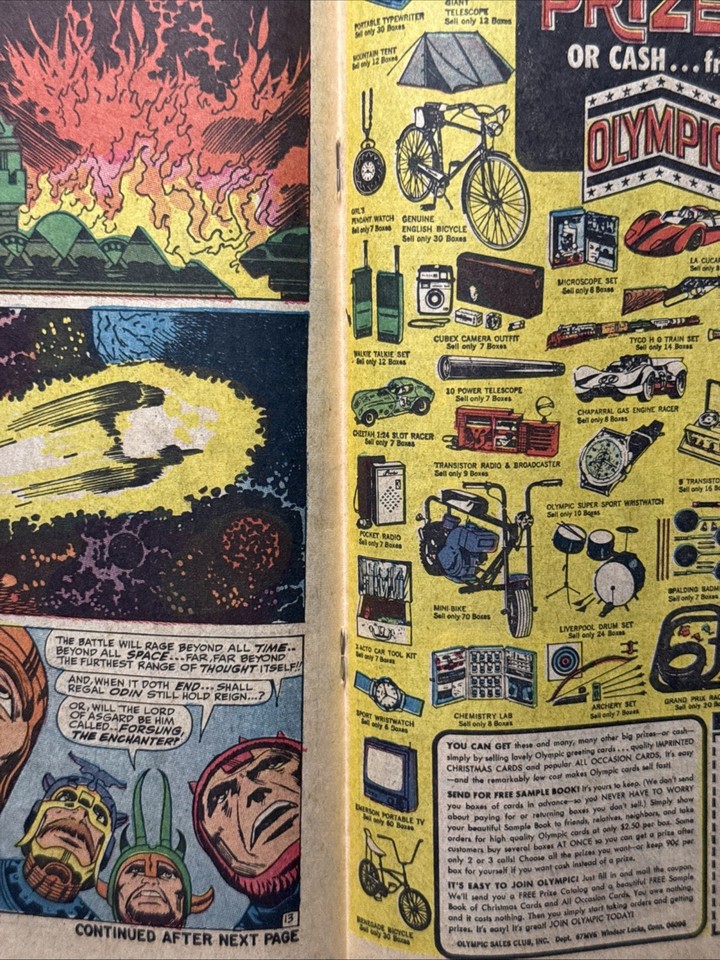 Thor 144 Marvel 1967 Silver Age First Appearance of the Enchanters ...