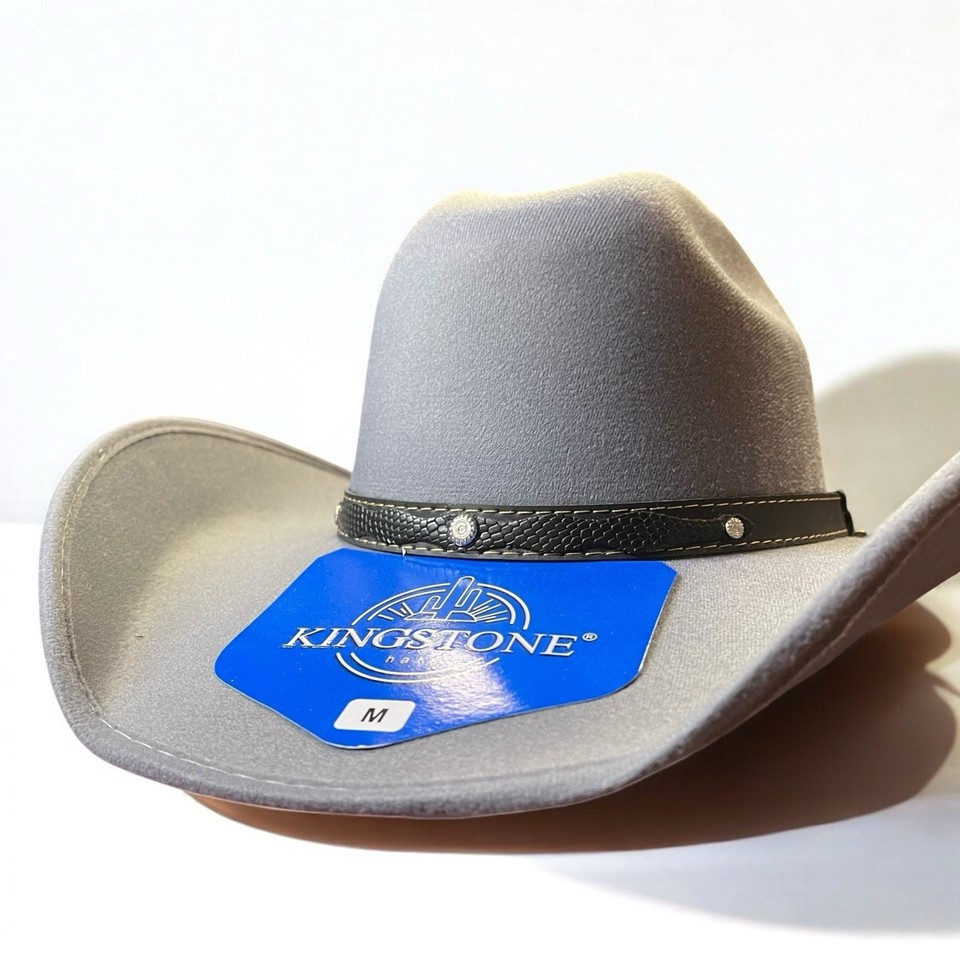 Gray Felt Cowboy Hat. Men’s Western Ranch Style Hat. Sombrero Vaquero ...