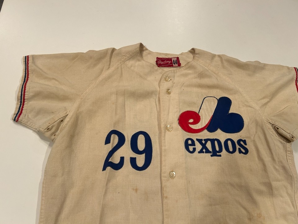 original circa 1970 HOWIE REED MONTREAL EXPOS game worn FLANNEL ...