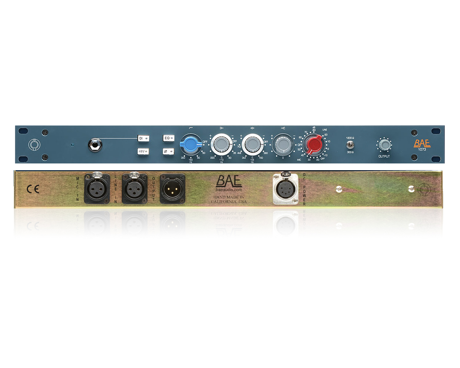 BAE Audio 1073 Mic Pre / EQ | Microphone Preamp / Equalizer | Pro Audio ...