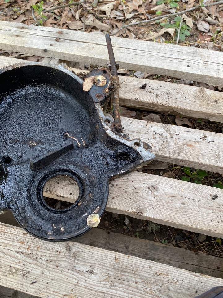 1965 Ford Fairlane 289 V8 engine motor front timing chain cover VERY ...