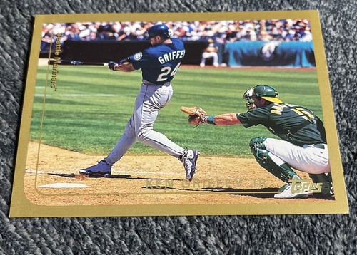 KEN GRIFFEY JR. 1999 Topps Baseball JUMBO 3x5 Oversize Box Topper #7 ...