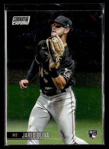 2021 Stadium Club Chrome #310 Jared Oliva Rookie Card Pittsburgh ...