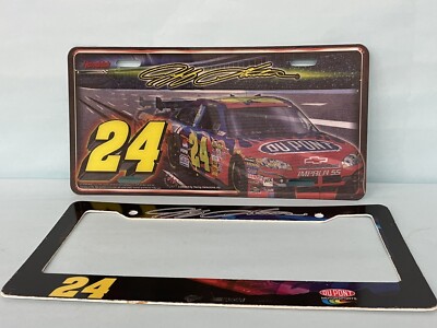 Racing Reflections NASCAR #24 Jeff Gordon license plate & W.C Plate ...