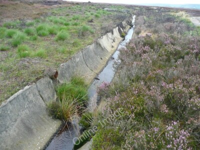 Photo 6x4 White Holme Drain, Blake Moor Cragg Vale/SE0023 This drain ...